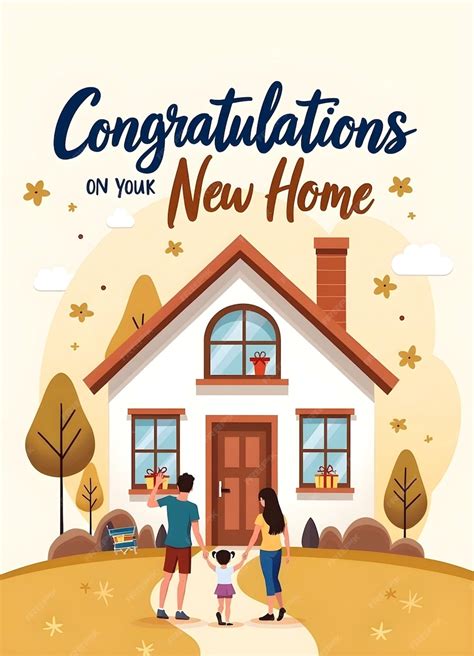Congratulations On Your New Home A Warm Welcome To New Beginnings