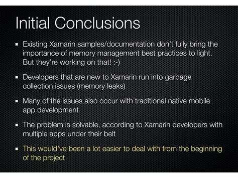 Memory Management In Xamarin Apps Series Part Three Tommy Baggett