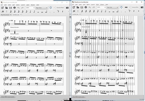 Musescore On Raspberry Pi Strange Spurious Lines Musescore