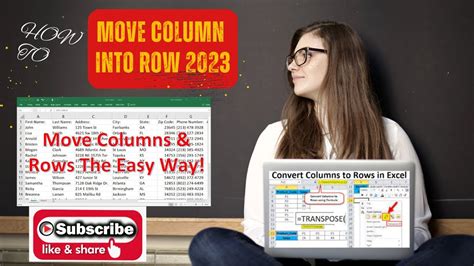 How To Move Column Into Row In Excel Sheet 2023 Excel Sheet Farmulas 2023 Mms Mumtaz