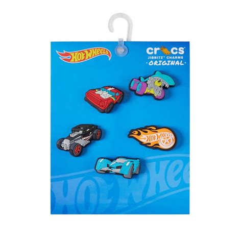 Crocs Jibbitz 5 Pack Hot Wheels Cars