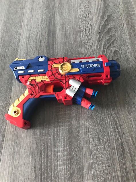 Spiderman Nerf Gun Hobbies And Toys Toys And Games On Carousell