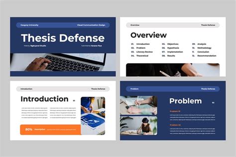 Thesis Defense Powerpoint Template Incl. academy & proposal - Envato