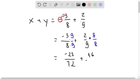 ⏩solved evaluate the expression x y for the given values of x and y