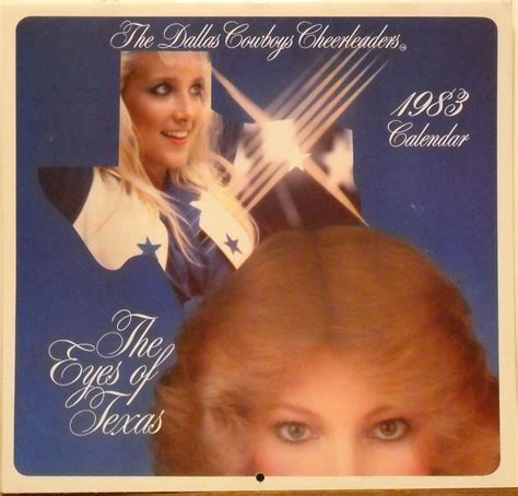 Dallas Cowboys Cheerleaders Calendars 1983 Wall Calendar 1860664298