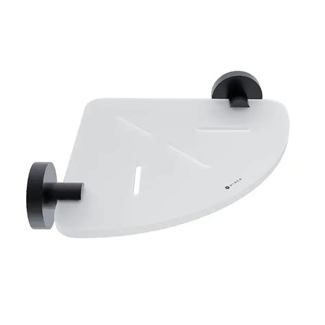 Nimco Unix Mensola Ad Angolo Plexiglassnero Opaco Unc X208 90