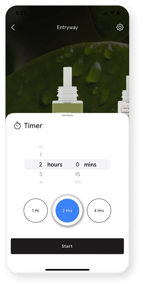 Timer Feature Smart Wall Diffuser Support