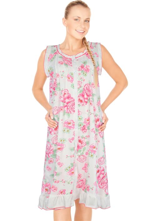 Jeffrico Womens Sleeveless Nightgowns Sleepwear Soft Pajama Dress