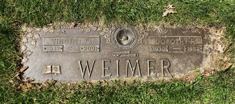 Dorothy H Weimer 1930 1982 Find A Grave Memorial