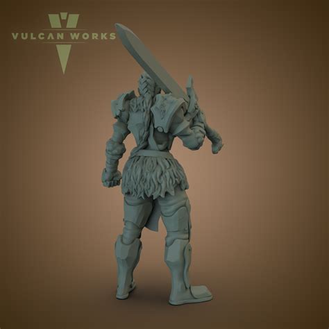 3d Printable Anna The Sword Maiden By Vulcanworks