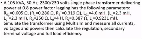 Solved Please Measure All Currents Voltages And Powers Then