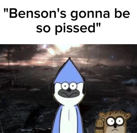 Mordecai And Rigby Did Just A Tiny Bit Of Tomfoolery R Regularshow