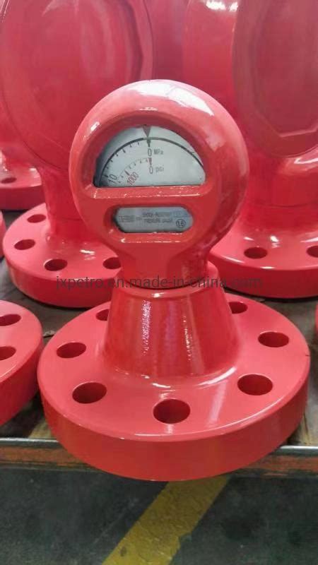 API K F Type Flange Connected Integrated Pressure Gauge For Oilfield Drilling API K Pressure