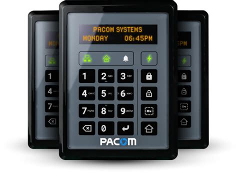 Pacom Oled Alarm Keypad Advanced Security Pacom