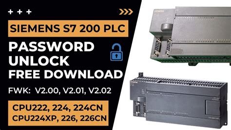 Siemens S7 200 Plc Password Unlock Free Download 100 Workingplc Unlock Bd