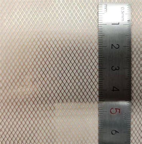 Expanded Aluminum Copper Brass Mesh With Foil Screen 50um 12x16mm