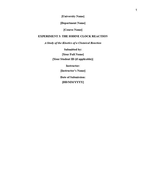 Chemical Reaction Kinetics 2 Pdf Reaction Rate Chemical Kinetics
