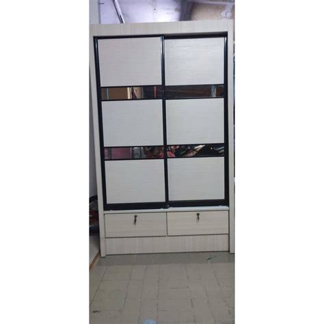 Check Out Ready To Use Almari Baju Dengan Cermin Wardrobe With Mirror At Off RM