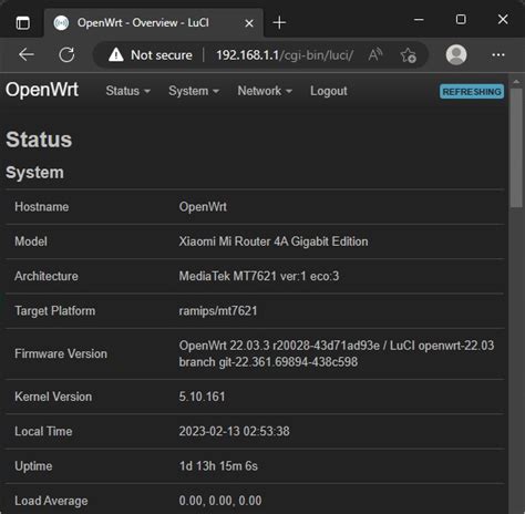 OpenWRT Firmware Flashing In Mi 4A Gigabit WiFi Router Lazy Tourer