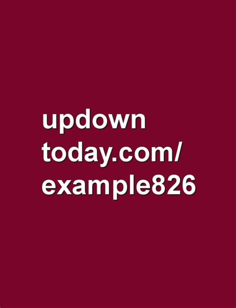 Updowntoday Com Example826