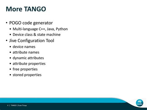 tango from an epics perspective ppt download