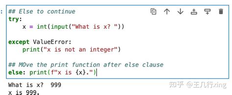 【python 刷题基础】error Handle 异常处理：tryexceptelsebreakpass 知乎