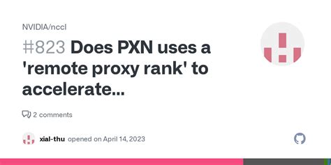 Does Pxn Uses A Remote Proxy Rank To Accelerate Communication