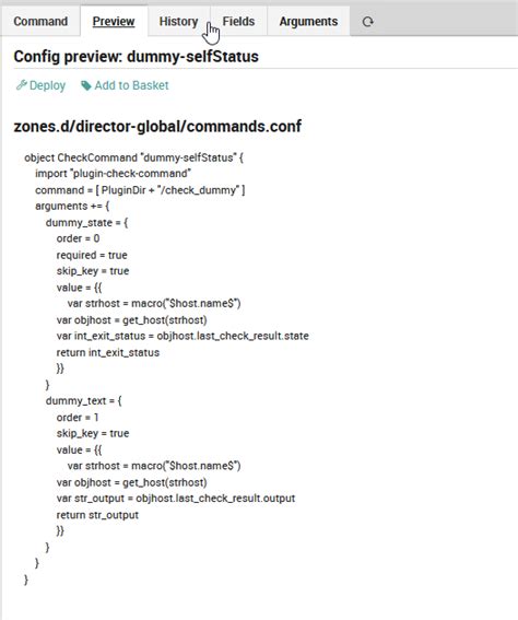 icinga 2 dsl for defining the monitoring status of objects with