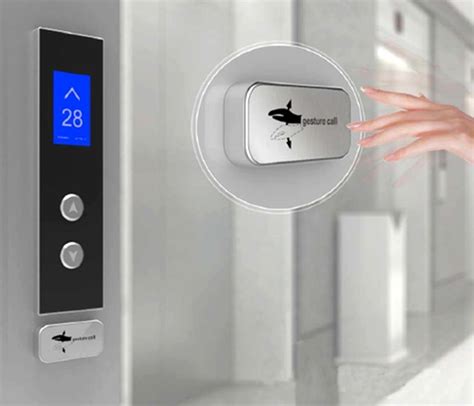 Non Touch Hand Gesture Calling Landing System Lift Cop Panel Car Operating