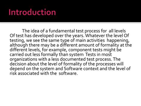 fundamental test process endang ppt