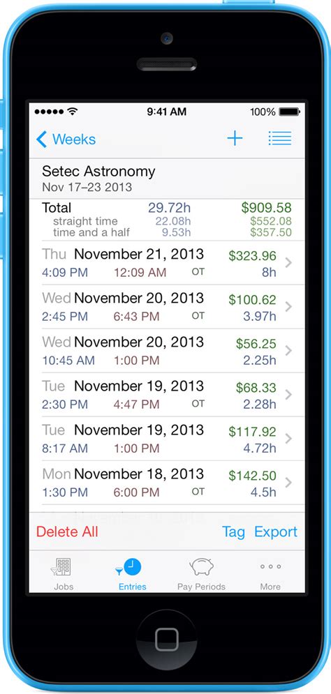 Hourstracker Time Tracking App For Iphone And Android