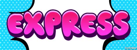 Express Text Effect And Logo Design Word