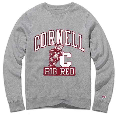 Cornell Vintage Bear Crewneck Sweatshirt Retro Style Premium