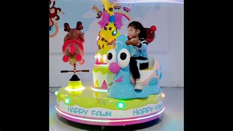 키즈카페놀이기구 회전목마 Youtube