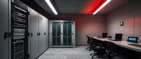 High Security Server Bunker With Reinforced Walls And Advanced Data Processing Infrastructure