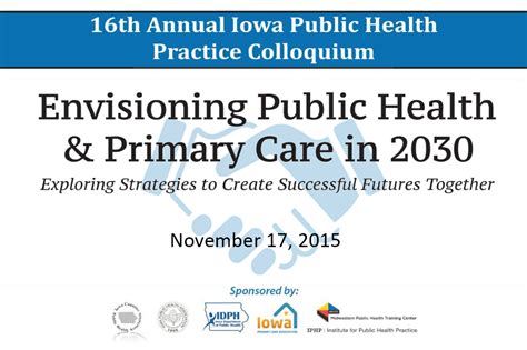 Envisioning Public Health And Primary Care In 2030 Training Source