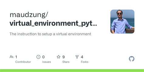 Github Maudzungvirtualenvironmentpython3 The Instruction To Setup