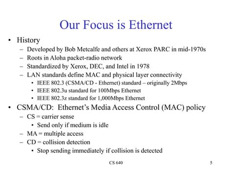 Ethernet Ppt