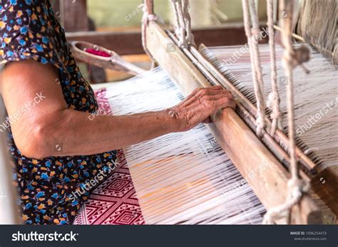 Hands Old Woman Weaving Ancient Weaving Stock Photo 1096254473 Shutterstock
