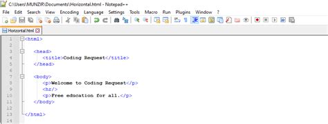 How To Create Horizontal Lines In HTML