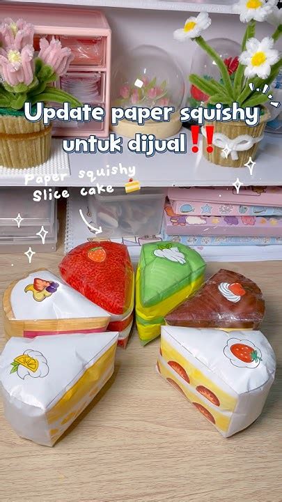 Bikin Paper Squishy Cake 3d Buat Dijual Youtube