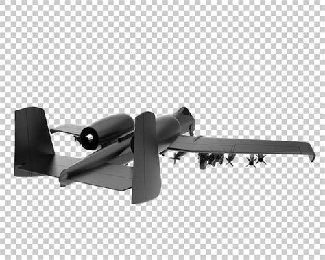 투명 한 배경 3d 렌더링 그림에 고립 된 전투기 프리미엄 Psd 파일