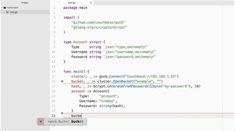 Hashing Password Data In Couchbase With Golang And Bcrypt Youtube