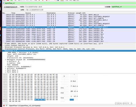 open flow协议分析 openflow 交换机互ping流表变化 csdn博客