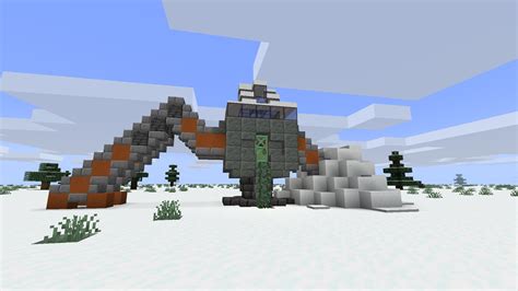 Murder Drones Landing Pod Livable House Minecraft Schematic