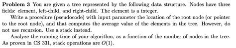 Solved Problem You Are Given A Tree Represented By The Chegg