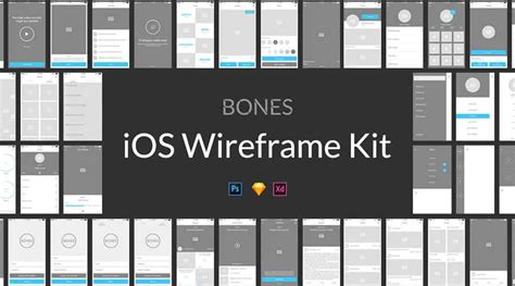50 Template Wireframe Gratis Untuk Desain Seluler Web Dan Ux