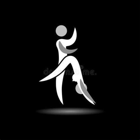 Kama Sutra Sex Pose Man And Woman In Love Yoga Time To Sex Vector