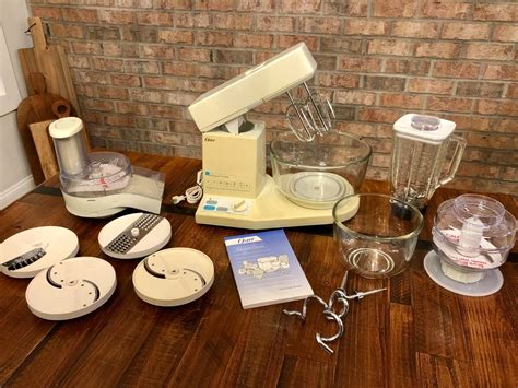 Vintage Oster Designer Kitchen Center~mixerfood Processorsalad Maker