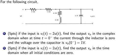 solved for the following circuit m 5 Ω 1 Ω 4 Ω vi 1f mem